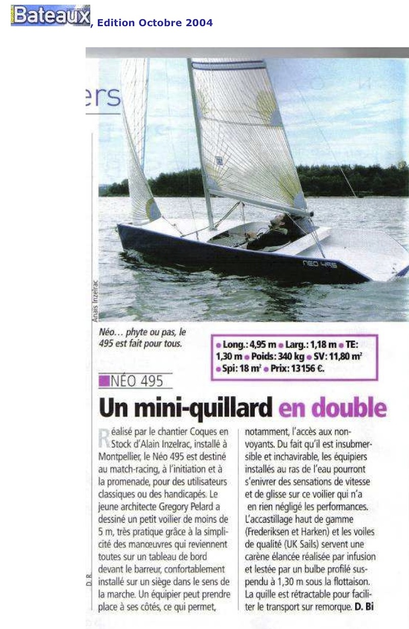 Association Internationale de Classe Neo495 » Presse Nautique
